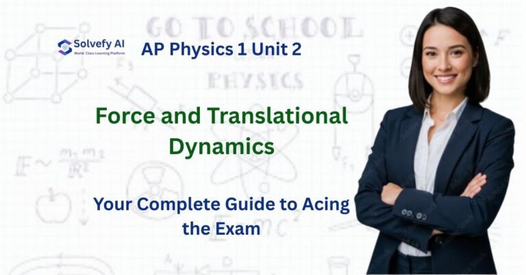 Mastering AP Physics 1 Unit 2: Force and Translational Dynamics - Your ...